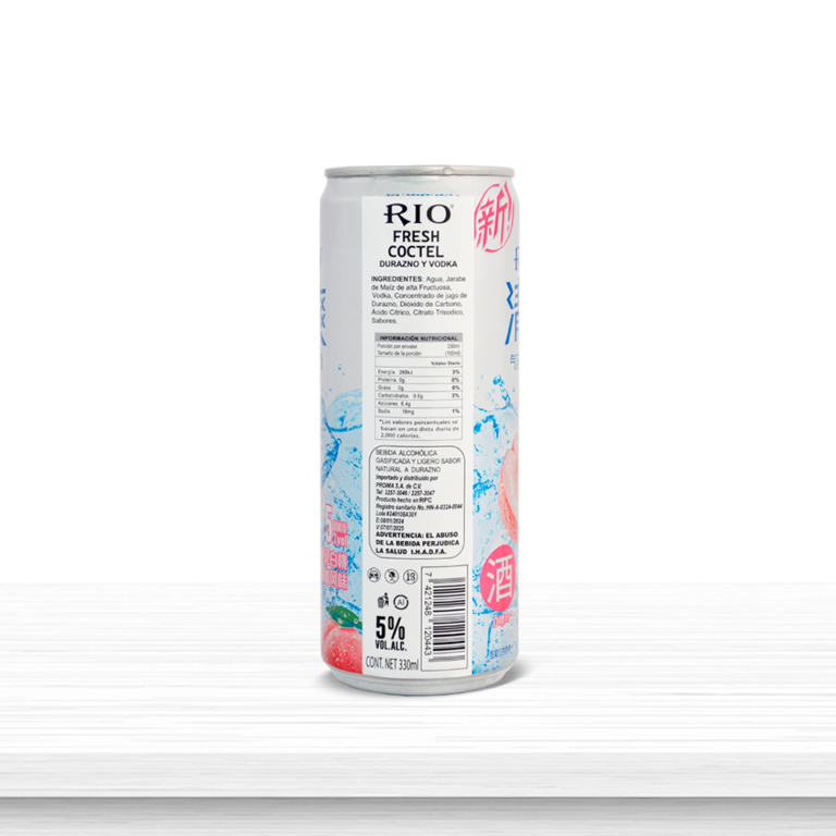 Bebida Durazno y Vodka Rio 330ml - PROIMA