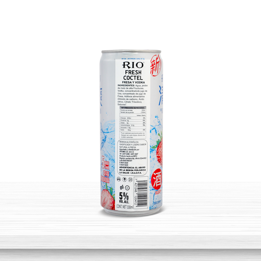 Bebida Fresa y Vodka Rio 330ml - PROIMA