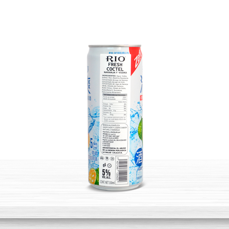 Bebida Naranja y Vodka Rio 330ml - PROIMA
